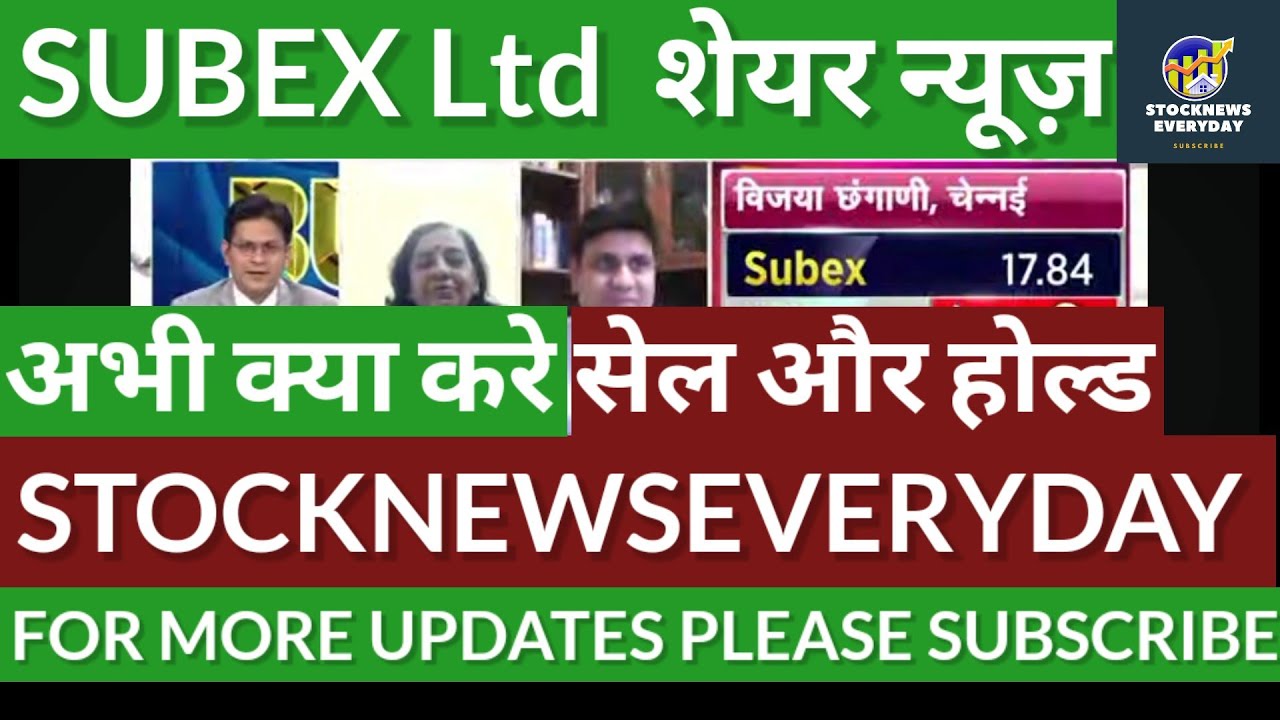 SUBEX LTD SHARE LATEST NEWS, SUBEX LTD SHARE ANALYSIS - YouTube