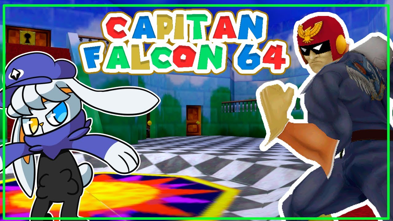 CAPITAN FALCON EN EL MUNDO DE MARIO | LIVE Captain Falcon 64 ft ...