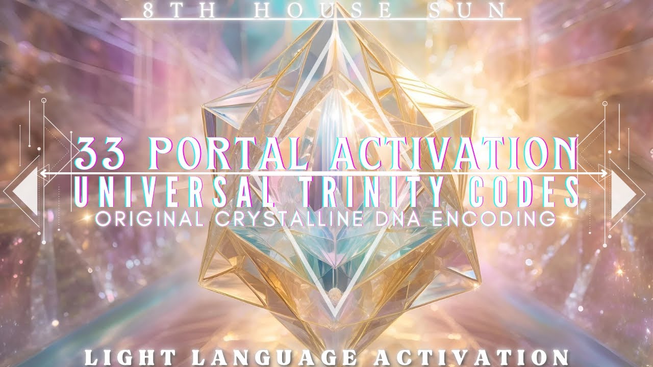 33 PORTAL ACTIVATION LIGHT LANGUAGE - Universal Trinity Codes Original Crystalline DNA Encoding ...