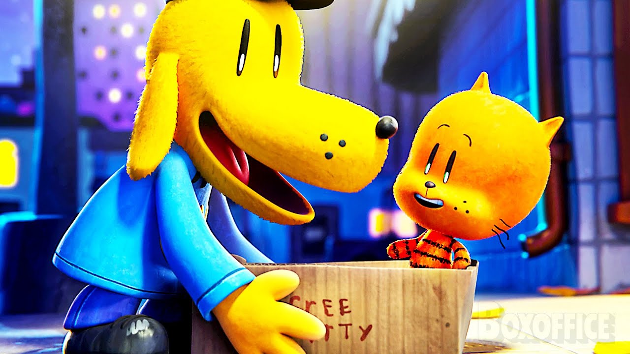 Dog Man adotta Li'l Petey (LA SCENA PIÙ ADORABILE) | Dog Man | Clip in ...