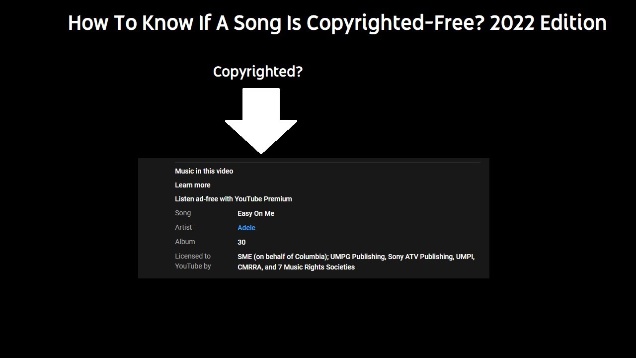 How To Know If A Song Is Copyrighted Free 2022 Edition YouTube how-to-know-if-a-song-is-copyrighted-free-2022-edition-youtube