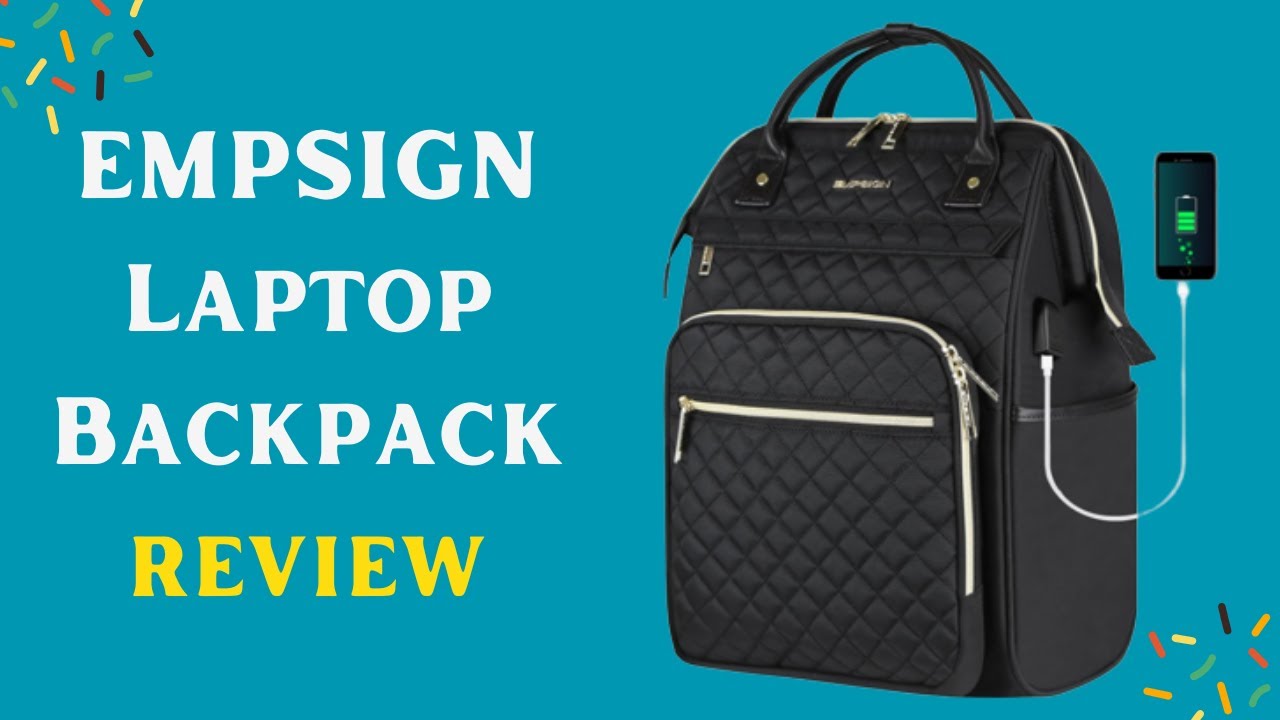 EMPSIGN Laptop Backpack for Women 17 Inch Travel Backpack Review - YouTube