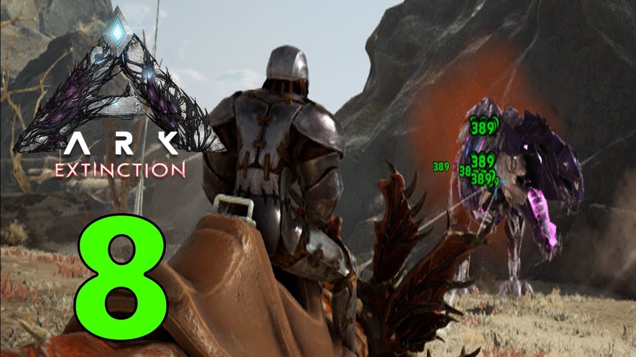 [8] Enraged Corrupted Rex + Meteor Strike! (Ark Extinction DLC) - YouTube