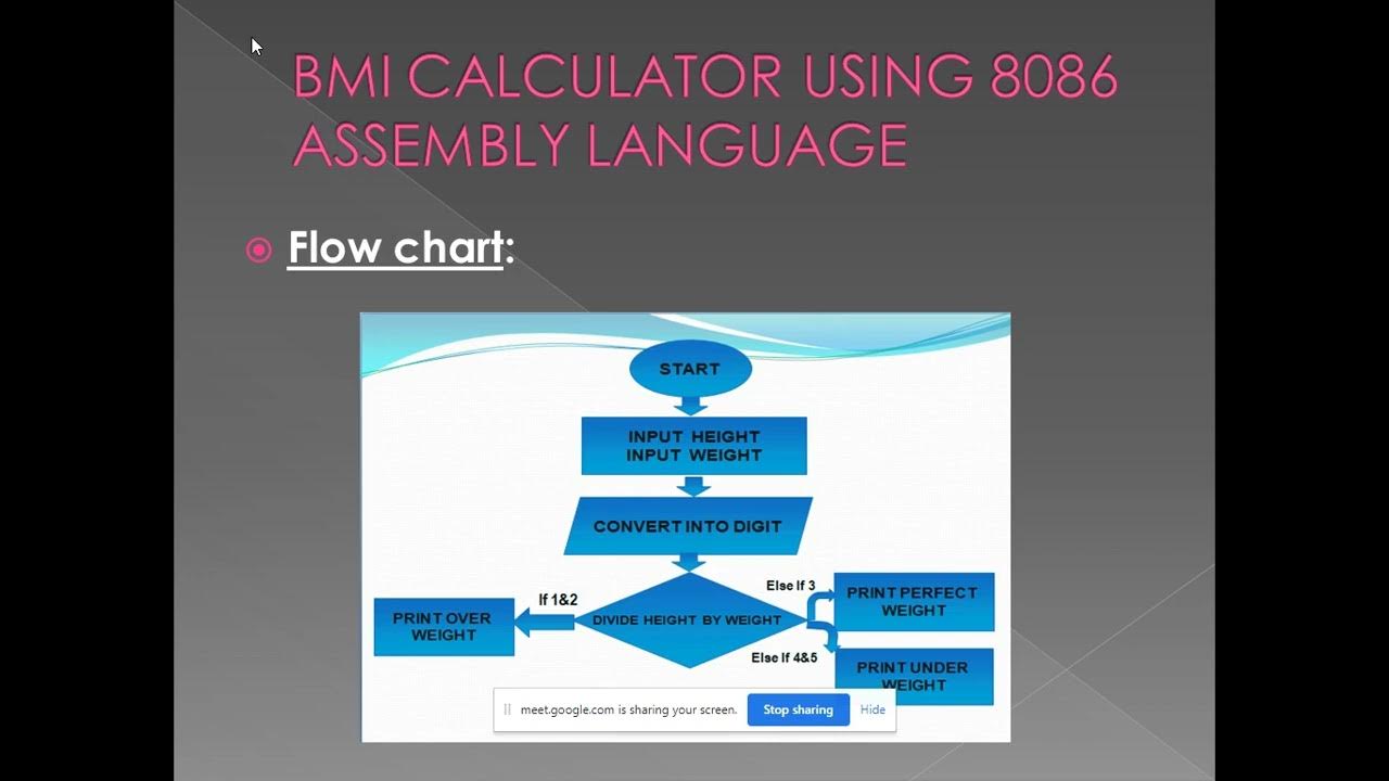 BMI Calculator using 8086 Assembly Language - YouTube