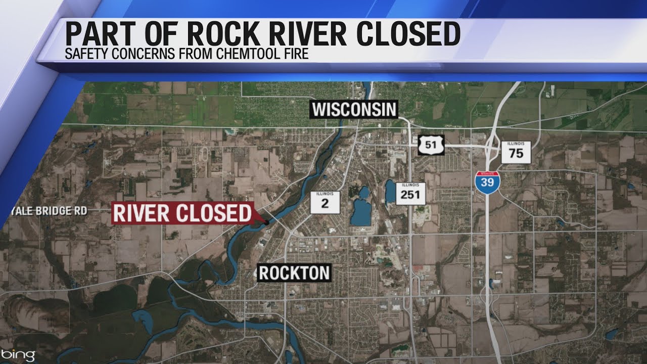 IDNR closes Rock River between Rockton and Wisconsin - YouTube