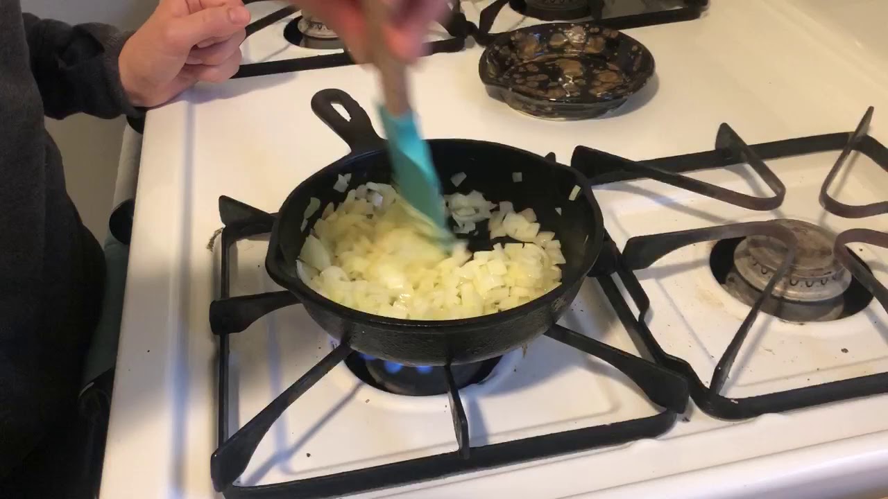 How To Cook An Onion Until Translucent And Brown Part 1 - YouTube