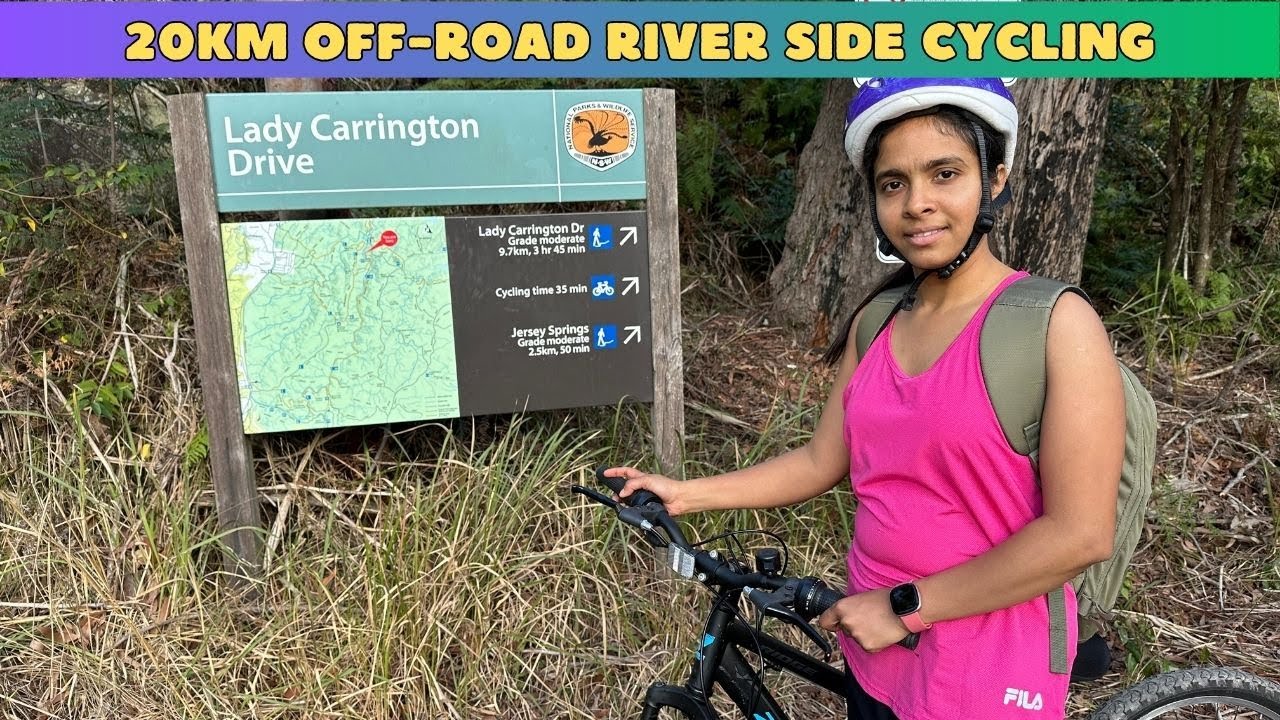 Cycling Lady Carrington Drive | Royal National Park - YouTube