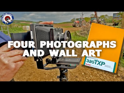 PHOTOGRAPHY AT THE FARM WITH KODAK TXP 320 and MAKING WALL ART