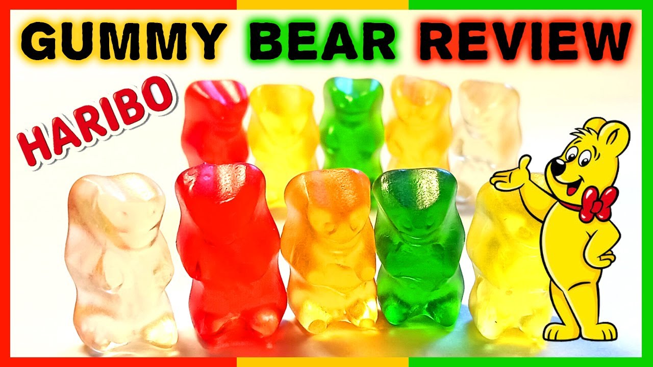 Haribo gummy bear review - YouTube