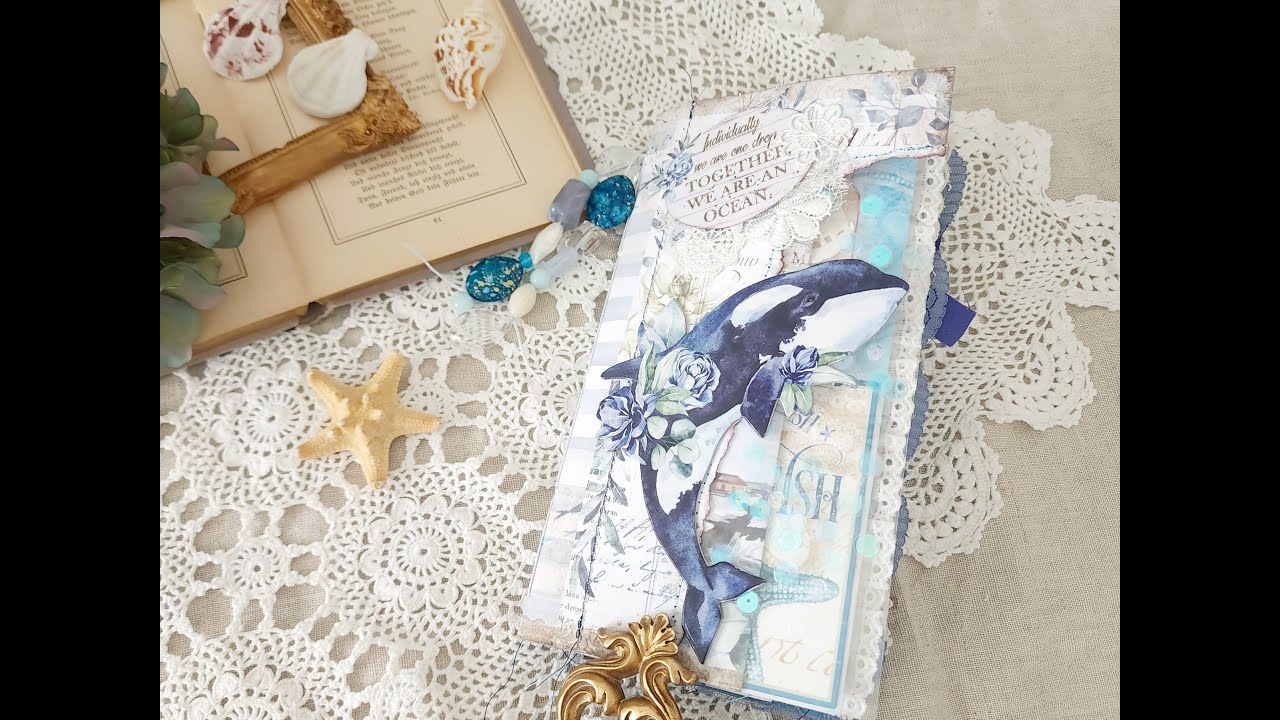 【sold out】Oceanjunkjournal中身紹介動画/Sea creatures journal/junk journal ...