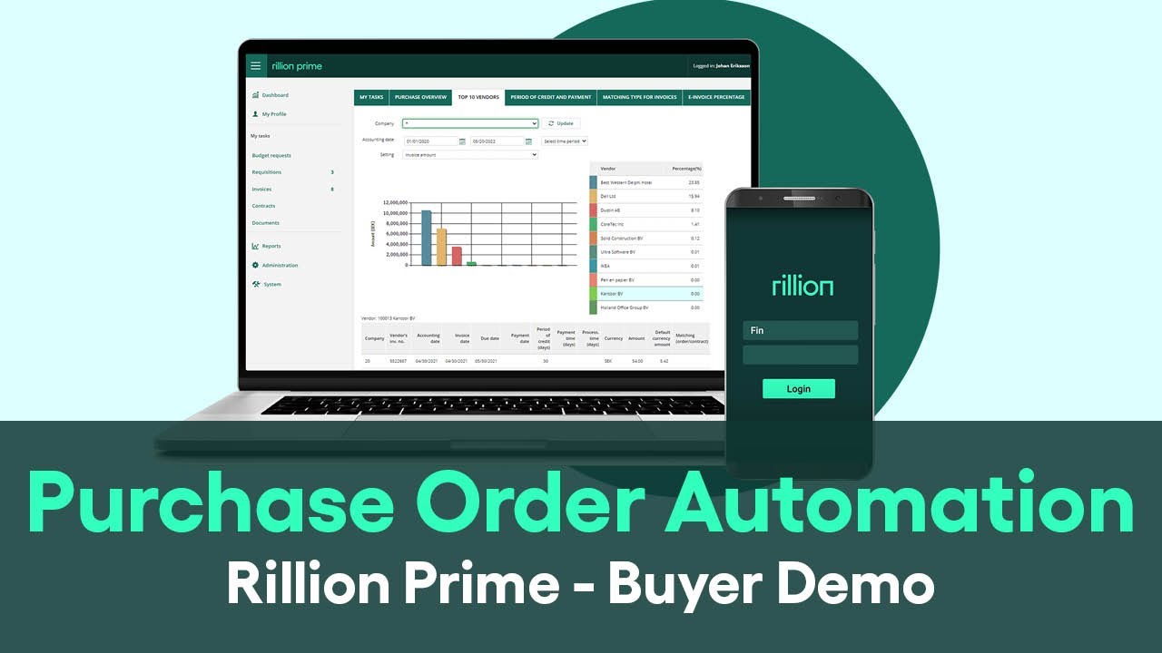 Purchase Order Management Software │Rillion Prime Buyer - YouTube