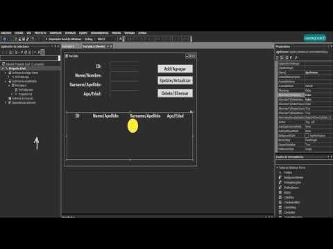 Personalizar DataGridView y centrar formulario - Customize DataGridView and center Form - YouTube