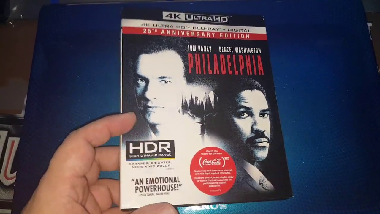 PHILADELPHIA 4K ULTRA HD BLU-RAY UNBOXING & MENU - YouTube