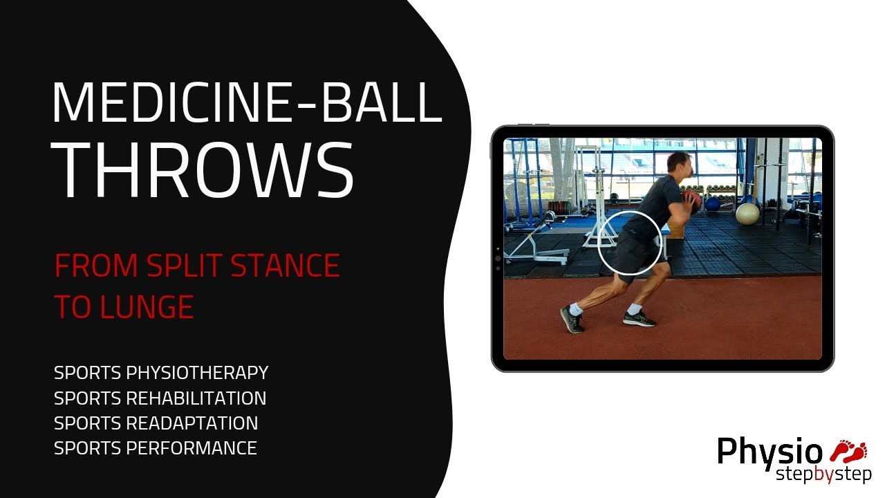 MEDICINE-BALL THROWS - From Split Stance to Lunge (854) - YouTube