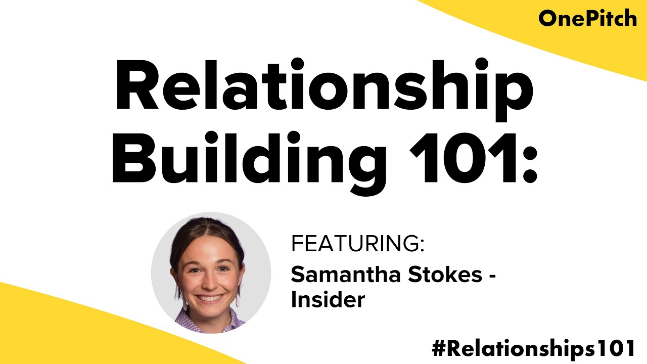 Samantha Stokes, Senior Reporter at Insider | Relationship Building 101 - YouTube