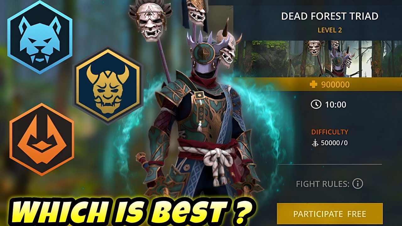 How to Deal Highest Damage to Raid Boss DEAD FOREST TRIAD🤔 | Tips And ...