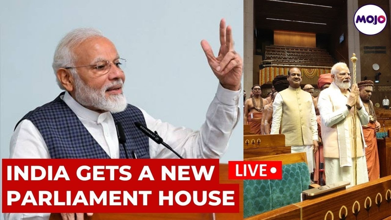 PM Modi LIVE | PM Modi Inaugurates India's New Parliament House ...