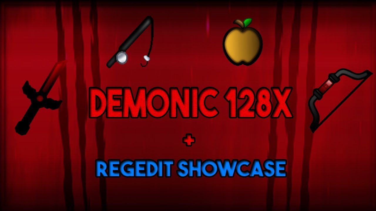 Regedit Showcase + Demonic 128x Pack Realease | Texture Pack #2 - YouTube