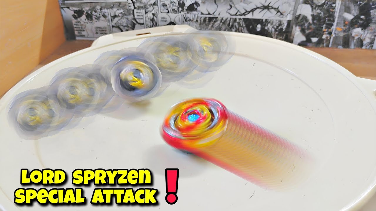 Lord spryzen special attack vs knockout odax beyblade battle - YouTube