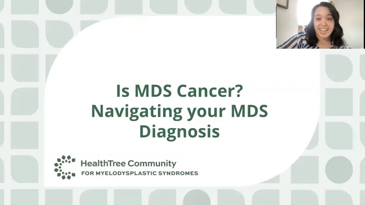 Is MDS Cancer? Navigating Your MDS Diagnosis | Dr. David Swoboda - YouTube