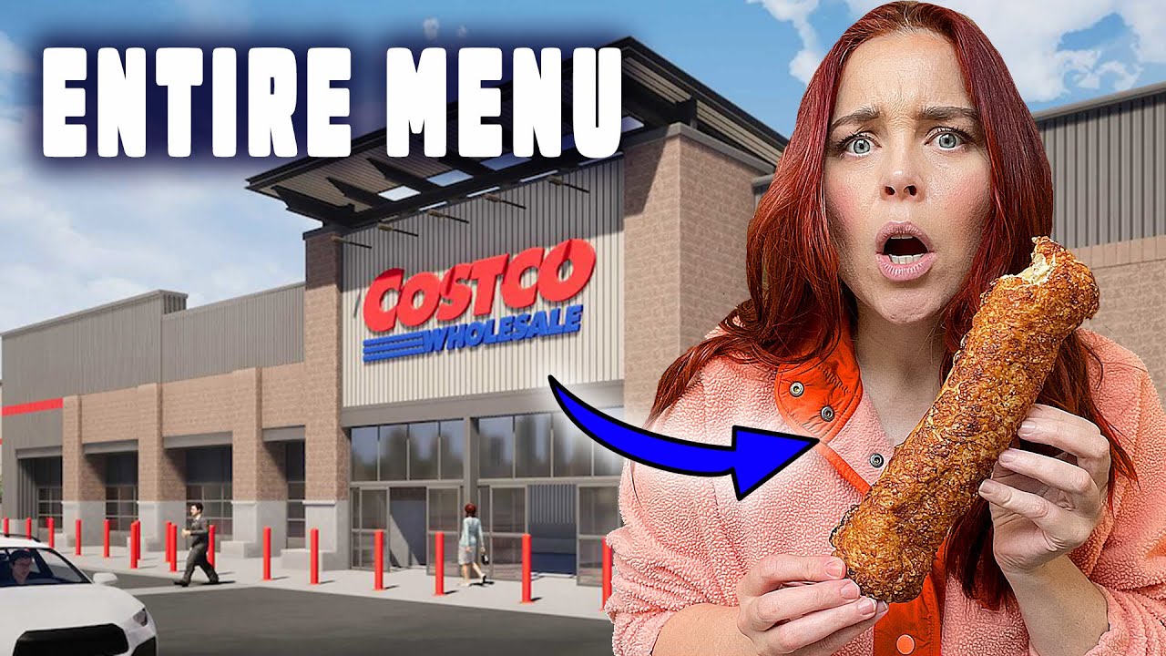 Trying The FULL COSTCO FOOD COURT MENU for the FIRST TIME! Which Costco ...