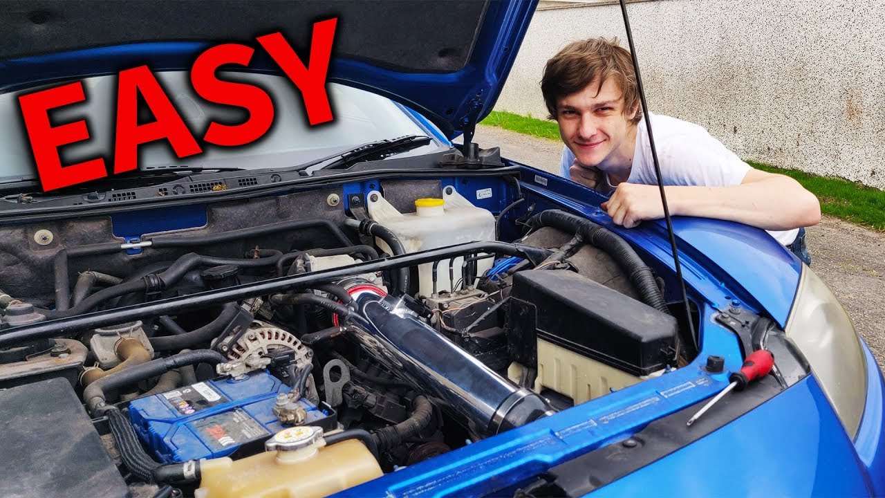 How to Install a Cold Air Intake on a Mazda RX-8 - YouTube