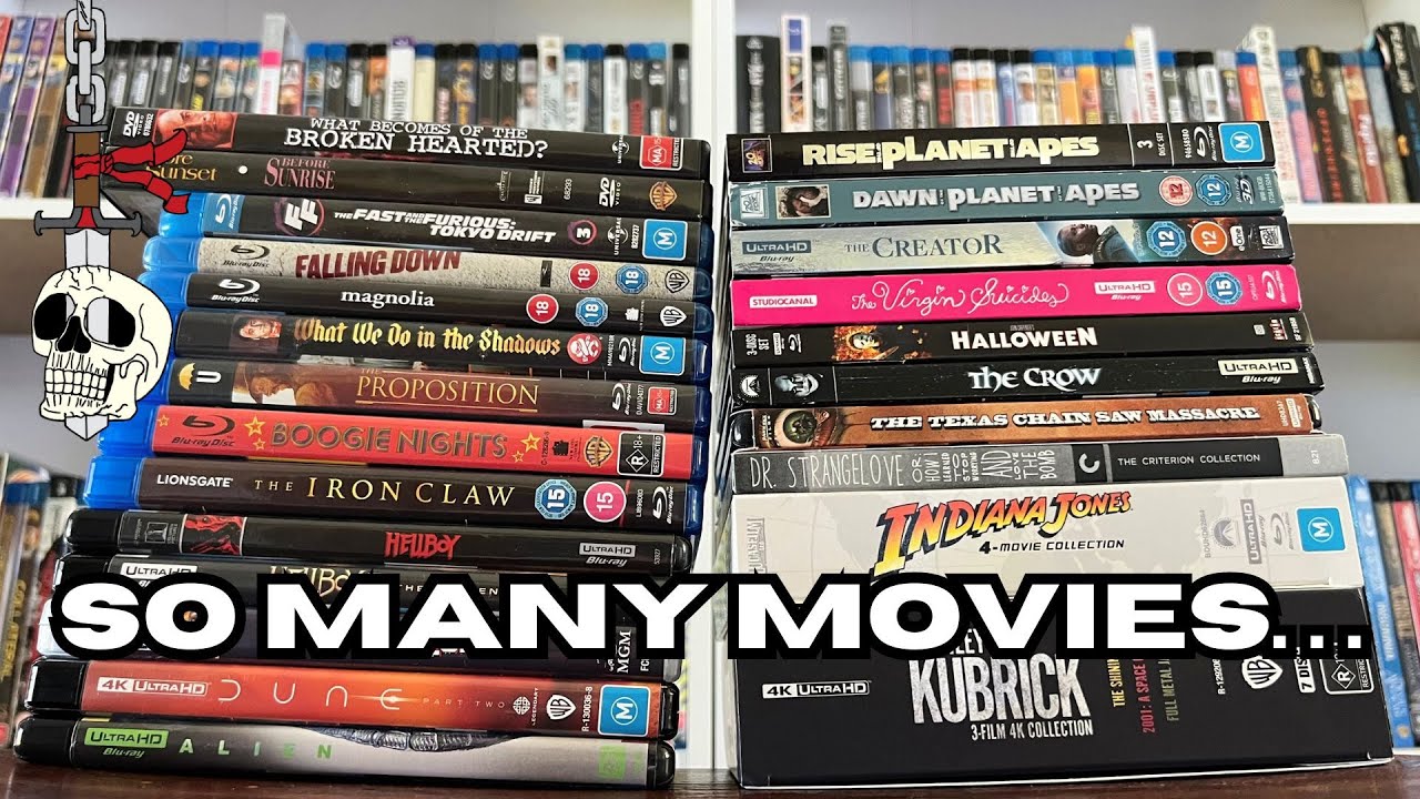 Huge Physical Media Movie Haul! (4K Blu-Ray, Blu-Ray & DVD.) - YouTube