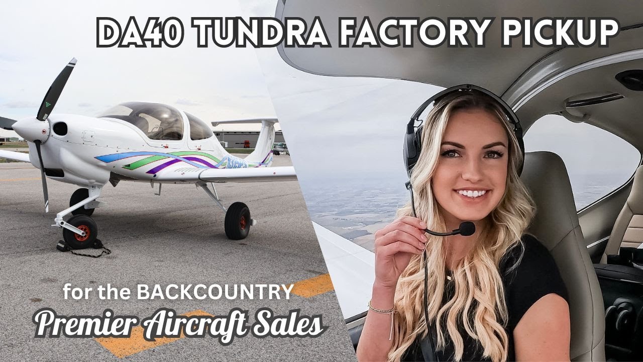 Picked up the DA40 TUNDRA from the Diamond Factory - Day 1 Ferry Flight ...