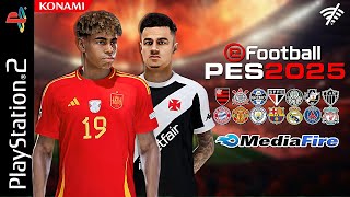 Efootball Pes 2025 Ps2 Iso Download Atualizado Libertadores 2024 Bomba ...
