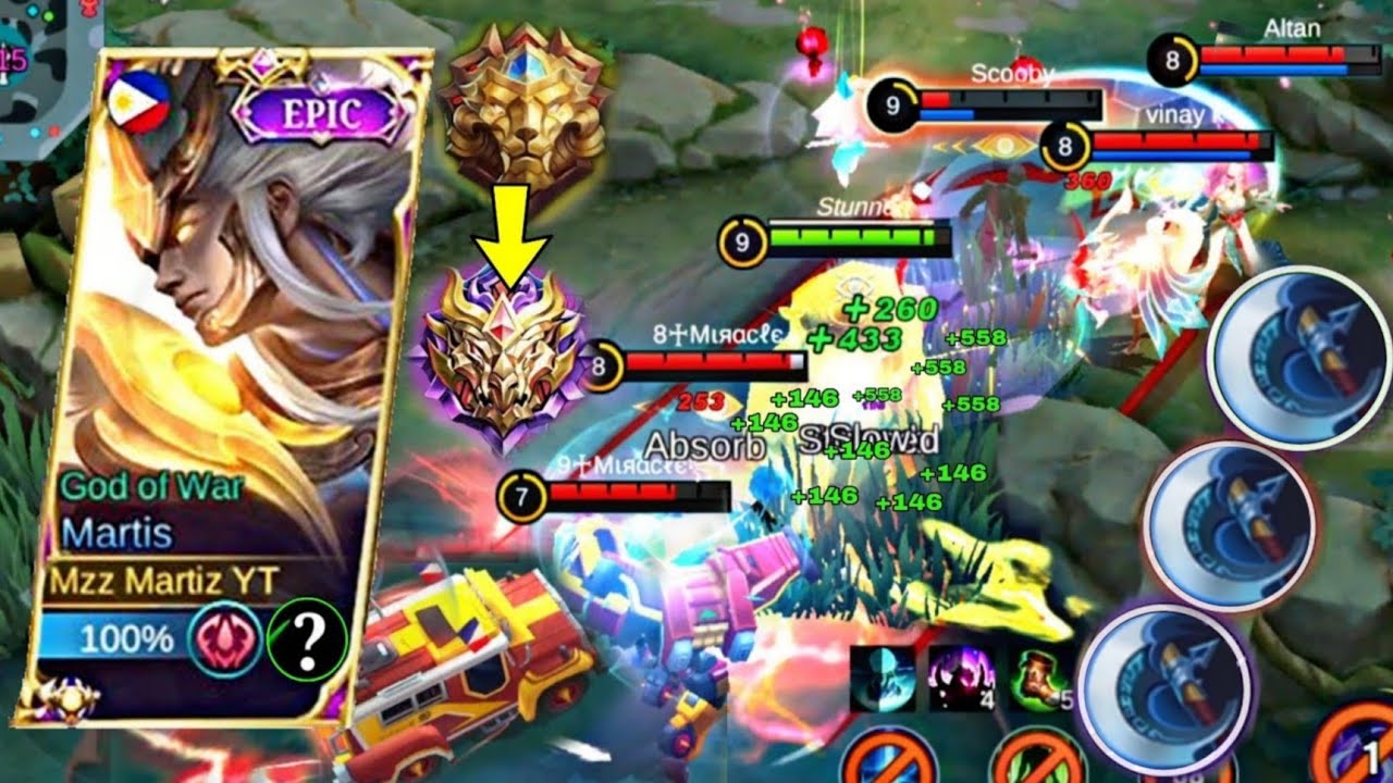 MARTIS (THE FORGOTTEN FIGHTER) NEW CRITIC BUFF DMG BUILD AND EMBLEM ...