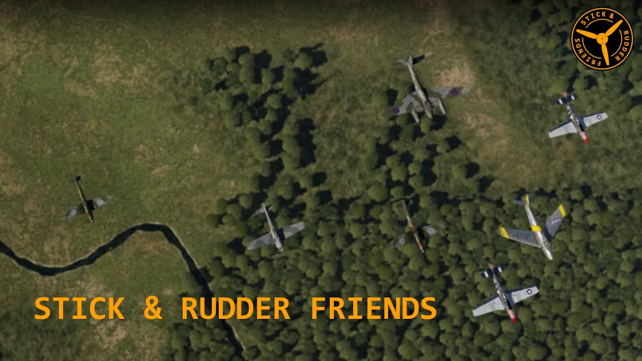 SR-F STICK & RUDDER FRIENDS - Flying Legends Project MSTR01 2021 - YouTube