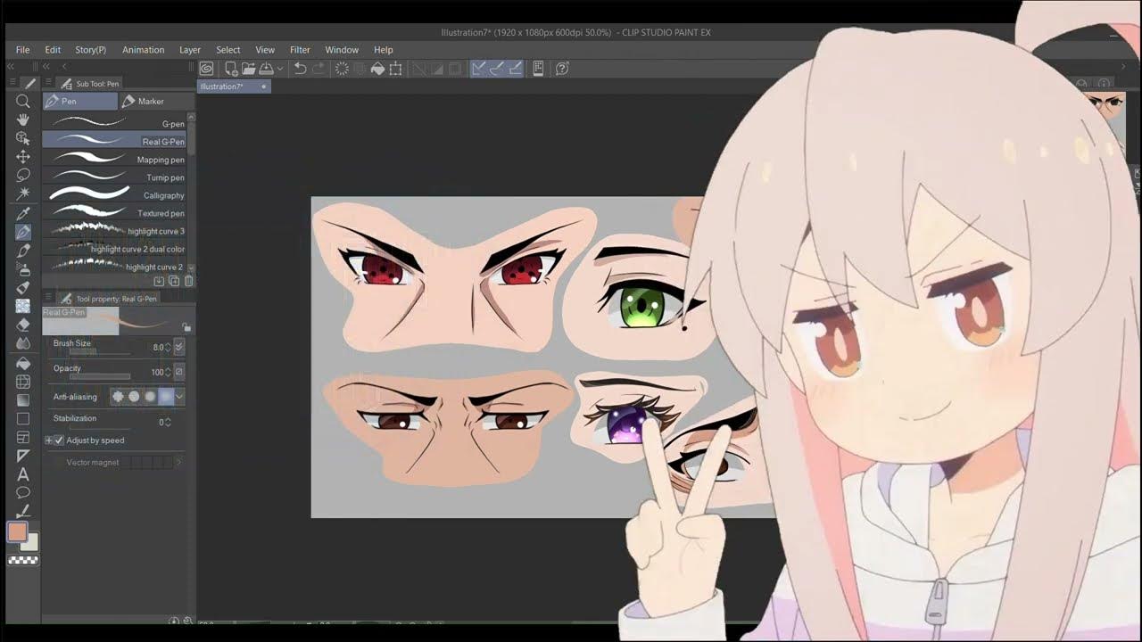 Drawing anime eyes Lesson#3 Анимэ нүдийг хэрхэн зурах вэ? хичээл #3 ...