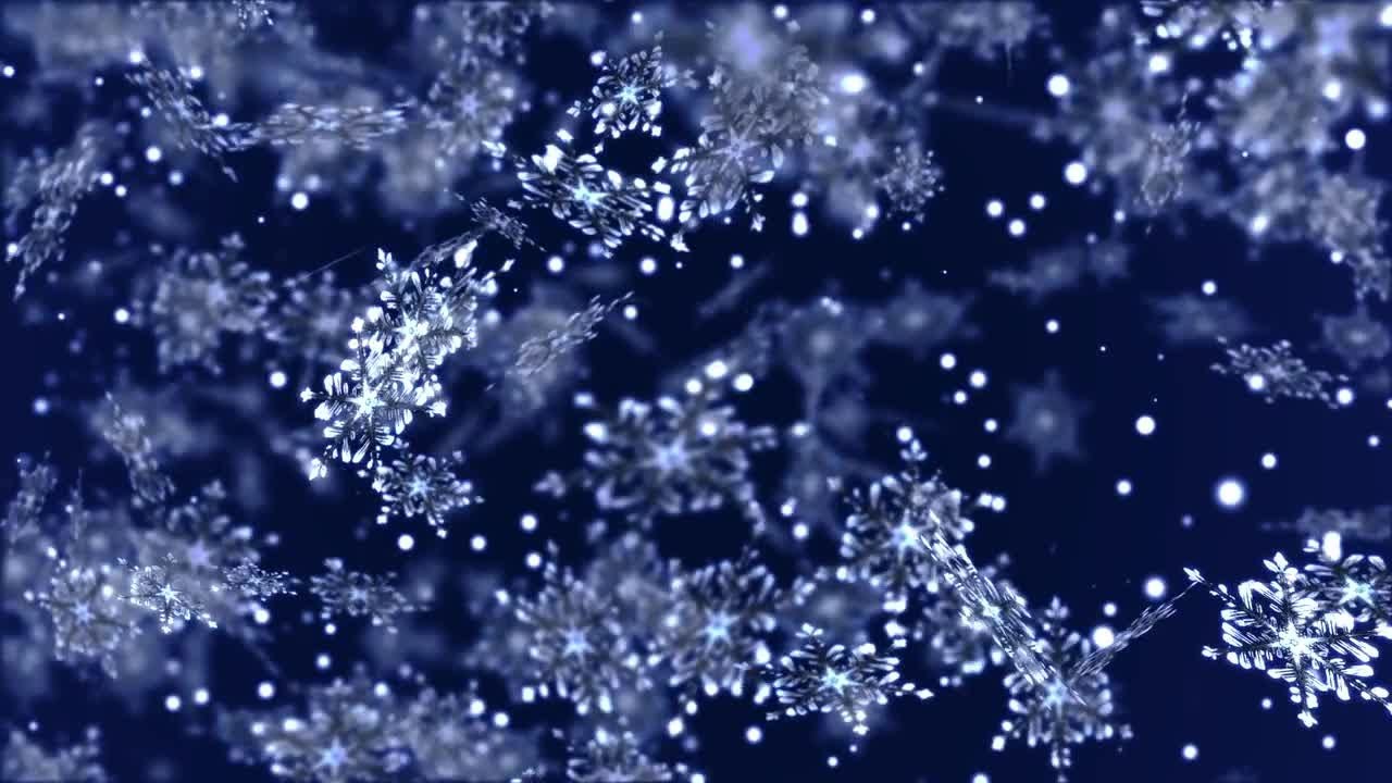 Falling Snowflakes Stock Motion Graphics - YouTube