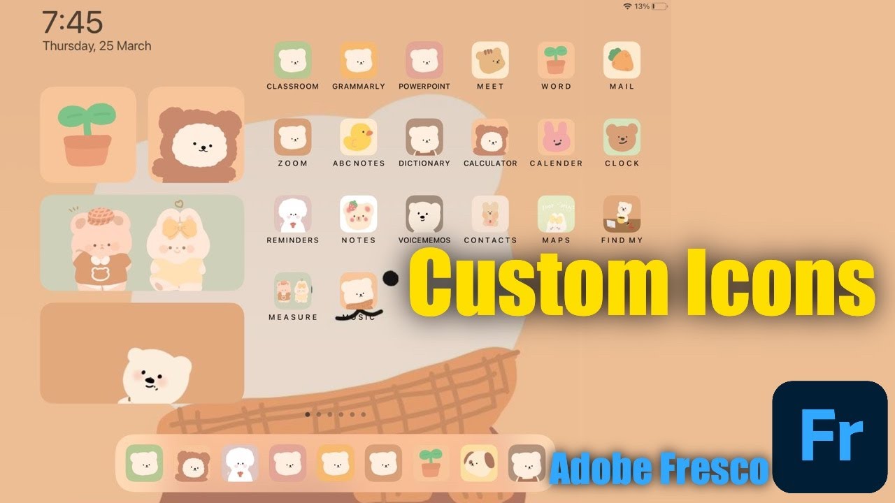 🎨💻 How to Create Custom Icons in Adobe Fresco | Step-by-Step Tutorial 🖌 ...
