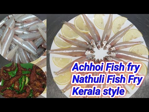 NETHILI FRY | ANCHOVY FRY //Natholy Fry Kerala stely // Achoi Fish Fry ...