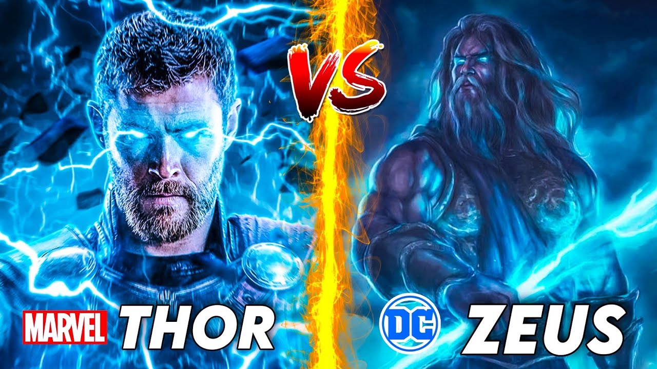 MCU Thor Vs DCEU Zeus / Marvel God Vs Dc God / In Hindi - YouTube