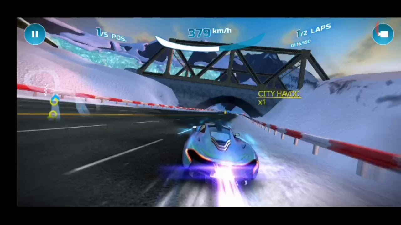 Asphalt nitro game play hack version - YouTube