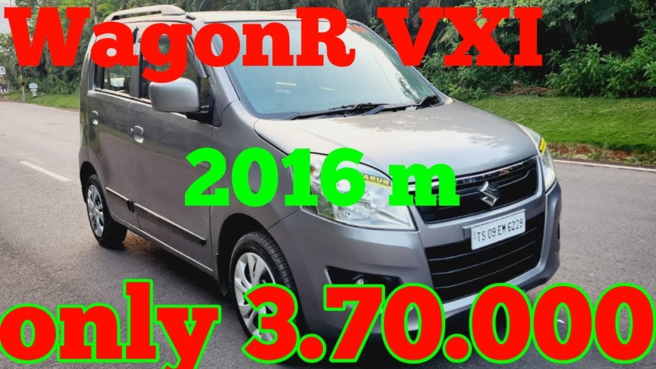 Maruti wagonr VXI Petrol Car Model 2016 1.owner Showroom track Km.45000 ...