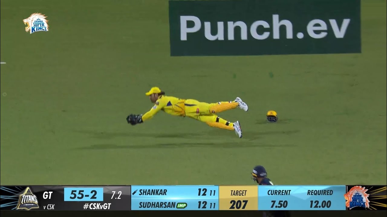 everyone shocked 😲 when ms dhoni take w unbelievable catch vs gt /ms ...