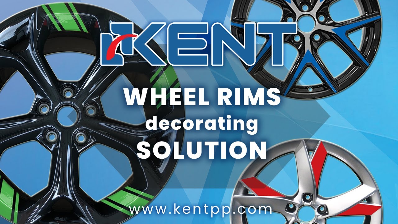 Wheel Rims Pad Printing by KENT - YouTube