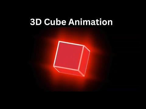 3D- Cube🎲♦️ Animation | HMTL | CSS (Must Watch) Learn CSS - YouTube