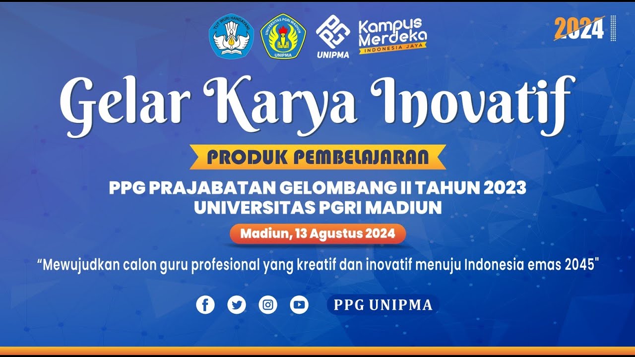 Gelar Karya Inovatif - PPG UNIPMA - YouTube