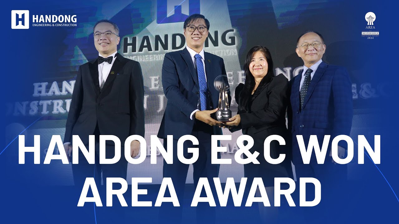 Handong E&C Wins AREA Award for GREEN LEADERSHIP - YouTube