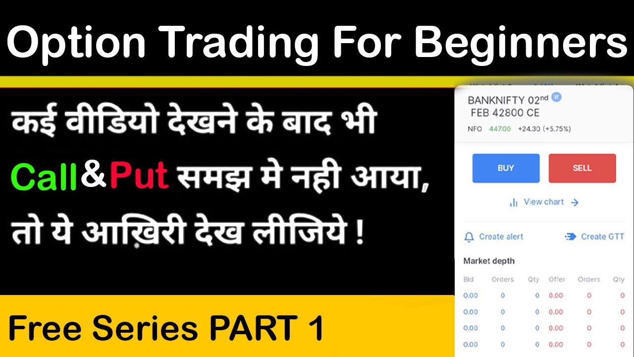 OPTIONS TRADING BASICS for beginners | CALL AND PUT BASICS | - Option ...
