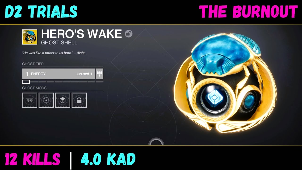 D2 Trials 🌟 New Trials Ghost Shell dropped at the End of the Game 😎 The ...