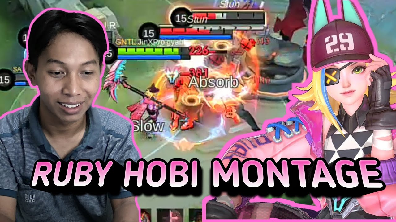 MENCOBA MONTAGE SKIN RUBY NEON EDGE - MOBILE LEGEND - YouTube