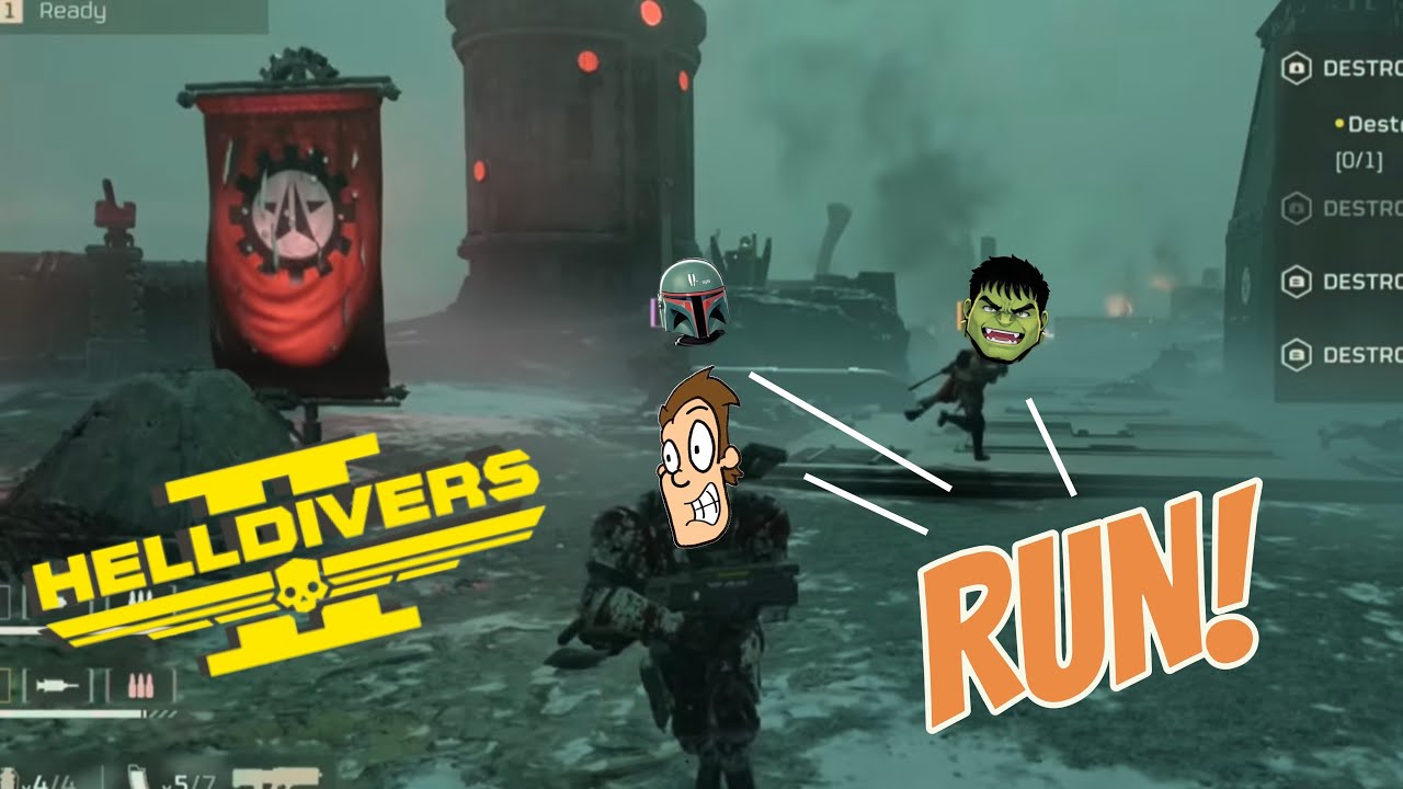 The Worst Time To Start A Hellbomb - Helldivers 2 - YouTube