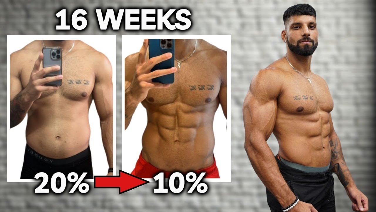 20% to 10% Body Fat In 16 Weeks! (THE EXACT FORMULA) - YouTube
