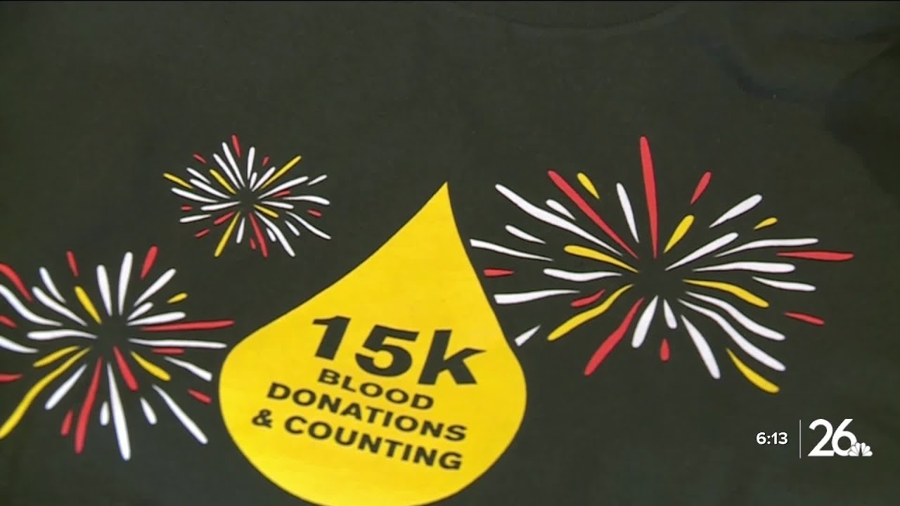 Green Bay Packers Give Back Blood Drive reaches 15,000th donation - YouTube