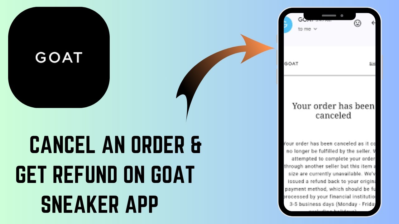 How to Cancel an Order & Get Refund on GOAT Sneaker App – Step-by-Step ...